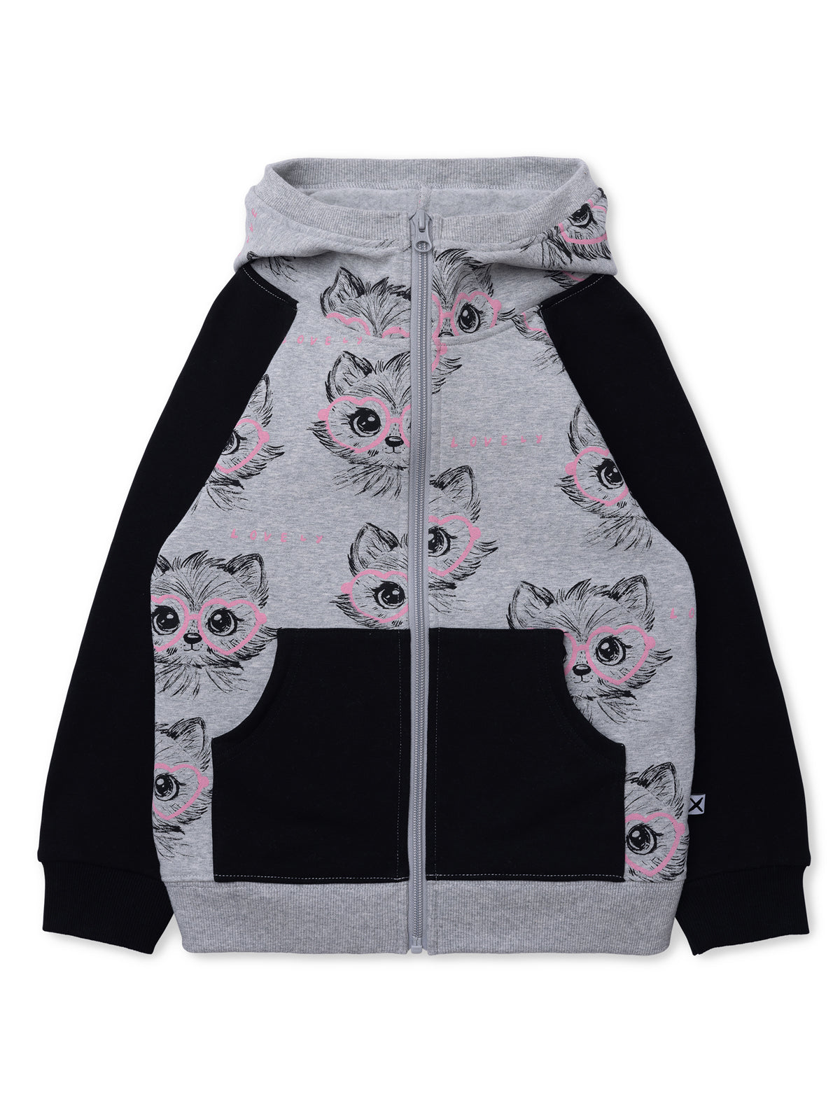 Minti Lovely Fox Furry Zip Up